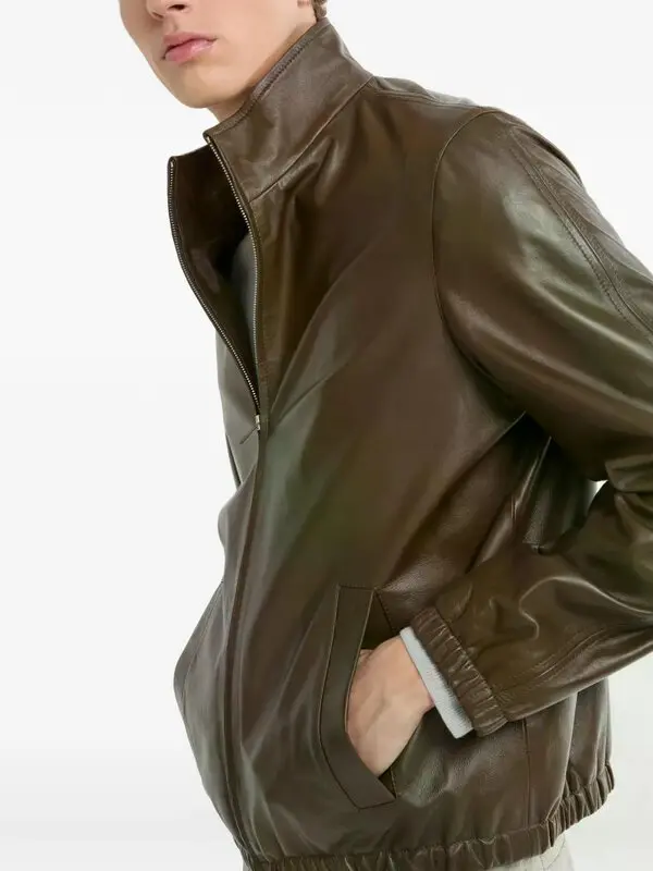 YVES SALOMON Leather Jacket