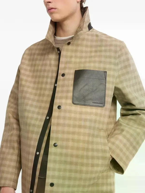 YVES SALOMON Checked Overshirt