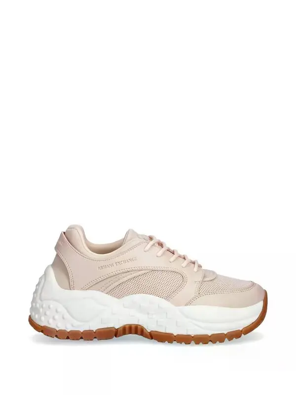 Armani Exchange Lace-up Sneakers - Neutrals