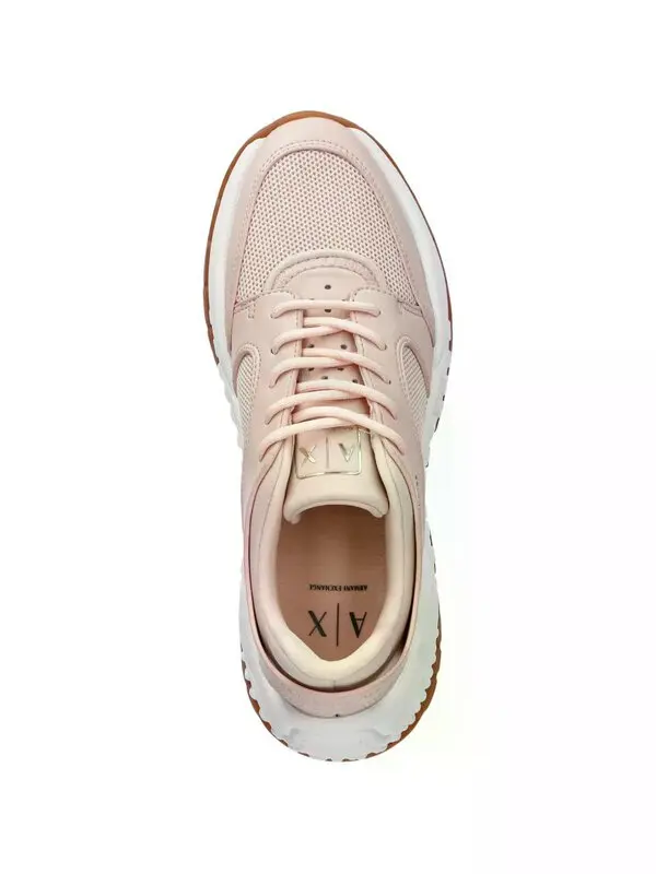 Armani Exchange Lace-up Sneakers - Neutrals