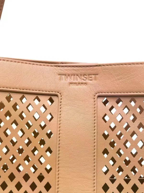TWINSET Laser-cut Tote Bag