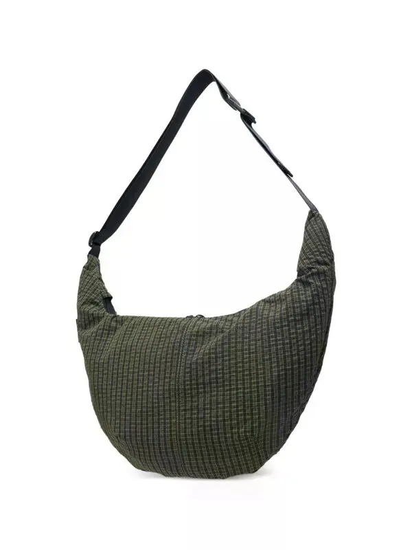 Comme Des Garçons Check-pattern Shoulder Bag - Green