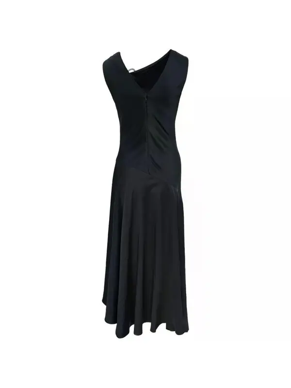 JIL SANDER Asymmetric-neck Dress - Black