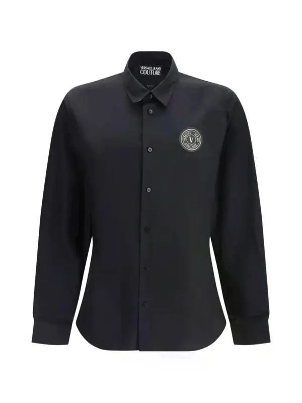 Versace Emblem-patch Shirt