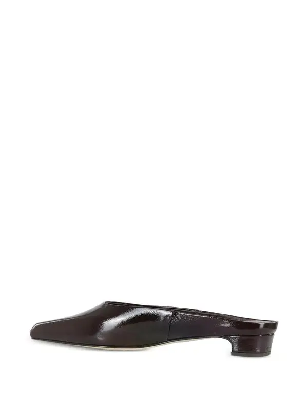 POEVE Faye Pointed Pumps - Brown
