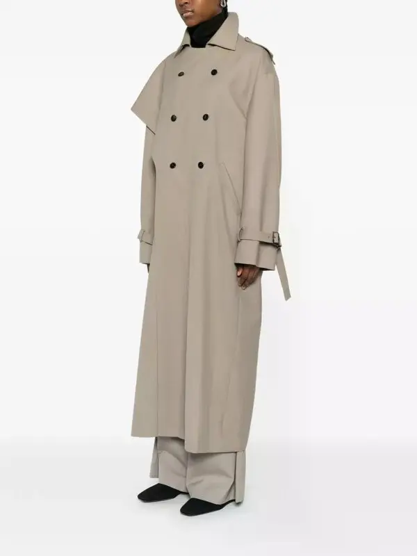 VIKTORIA CHAN Larissa Oversized Double-breasted Wool Coat