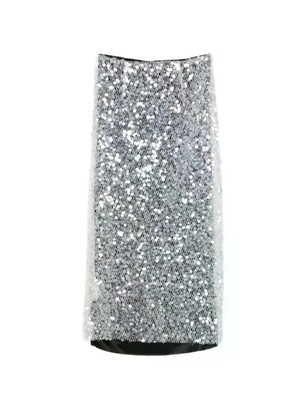 VIKTORIA CHAN Sequin Embellished Skirt