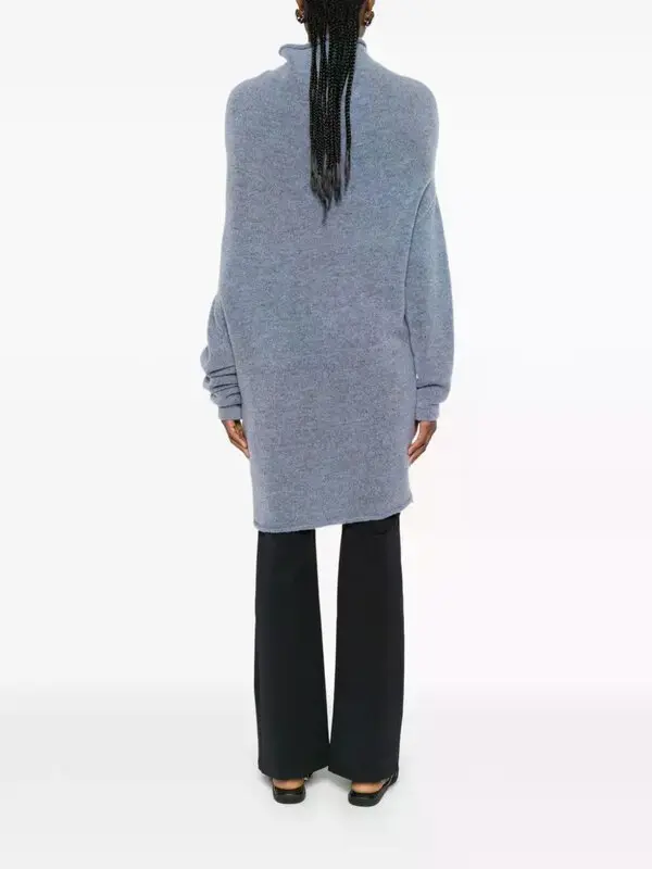 VIKTORIA CHAN Juliet Skewed Hem Sweater - Blue