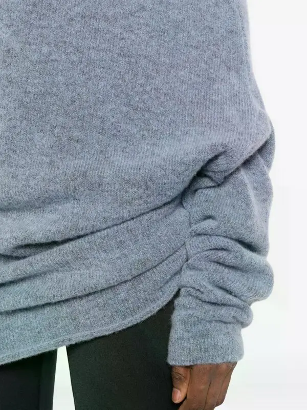 VIKTORIA CHAN Juliet Skewed Hem Sweater - Blue