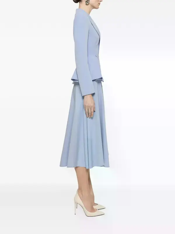 NISSA Button-detailed Midi Skirt