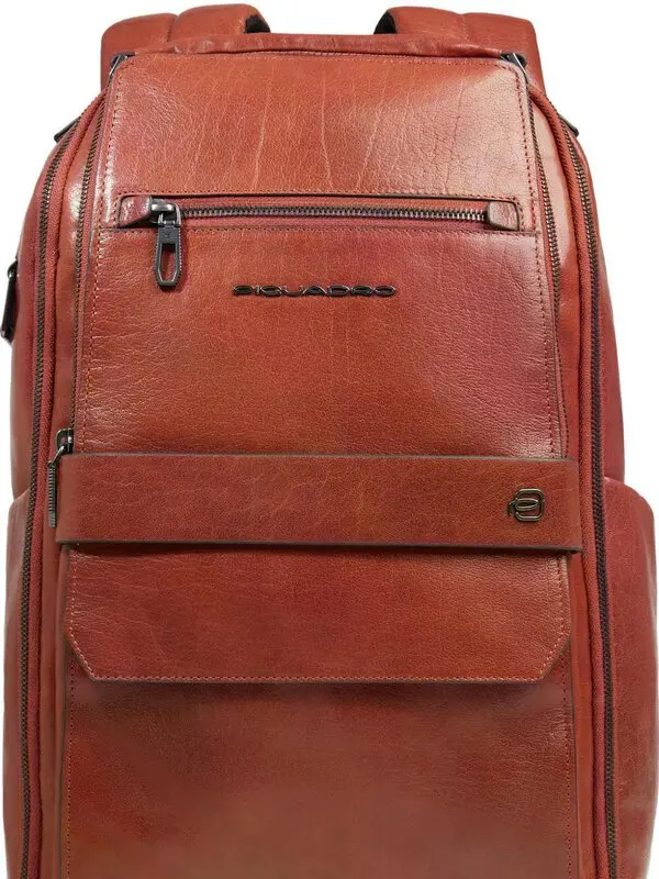 PIQUADRO Solm Leather Backpack