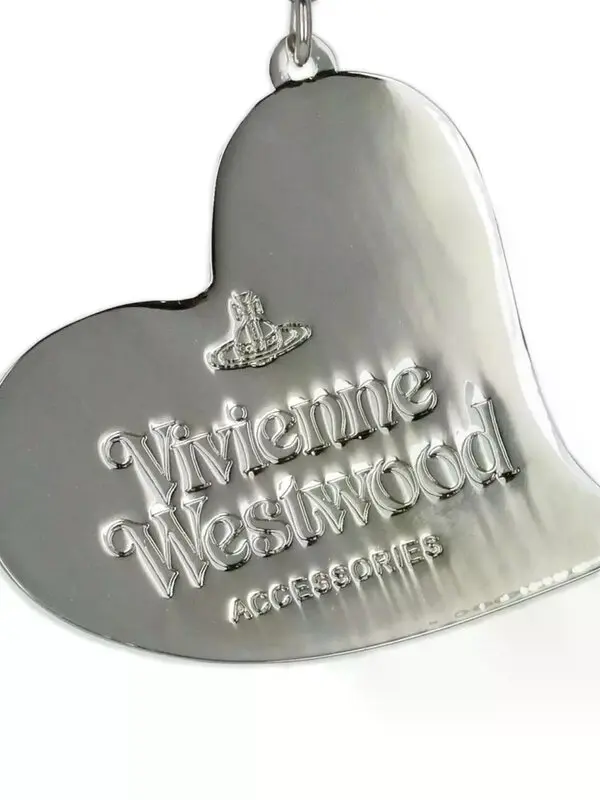 VIVIENNE WESTWOOD Orb Heart-charm Keyring