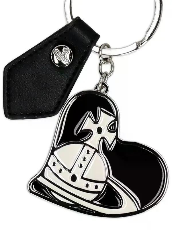 VIVIENNE WESTWOOD Orb Heart-charm Keyring