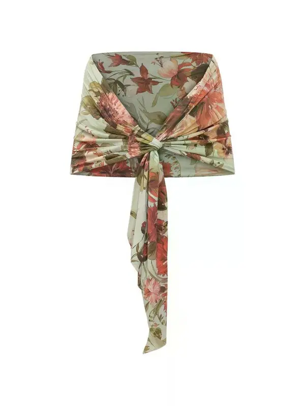 Chiara Boni La Petite Robe Evina Floral-print Stole - Green