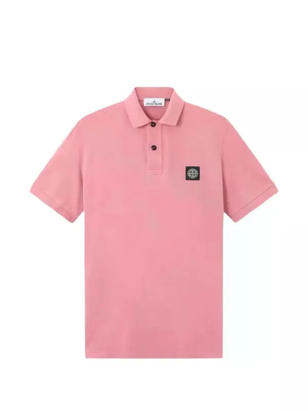 Stone Island Short-sleeve Polo Shirt - Pink