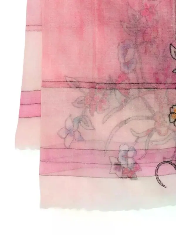 Faliero Sarti Chanty Embroidered Scarf