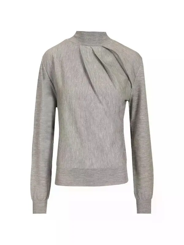 Givenchy Draped Pullover Sweater - Grey