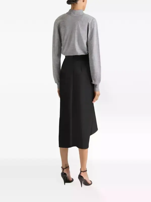 Givenchy Draped Pullover Sweater - Grey