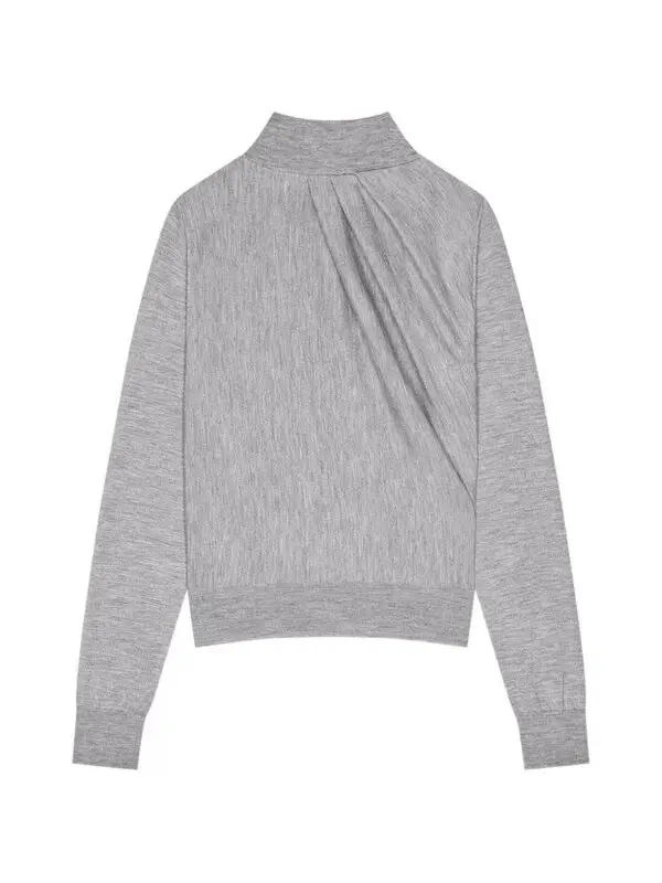 Givenchy Draped Pullover Sweater - Grey