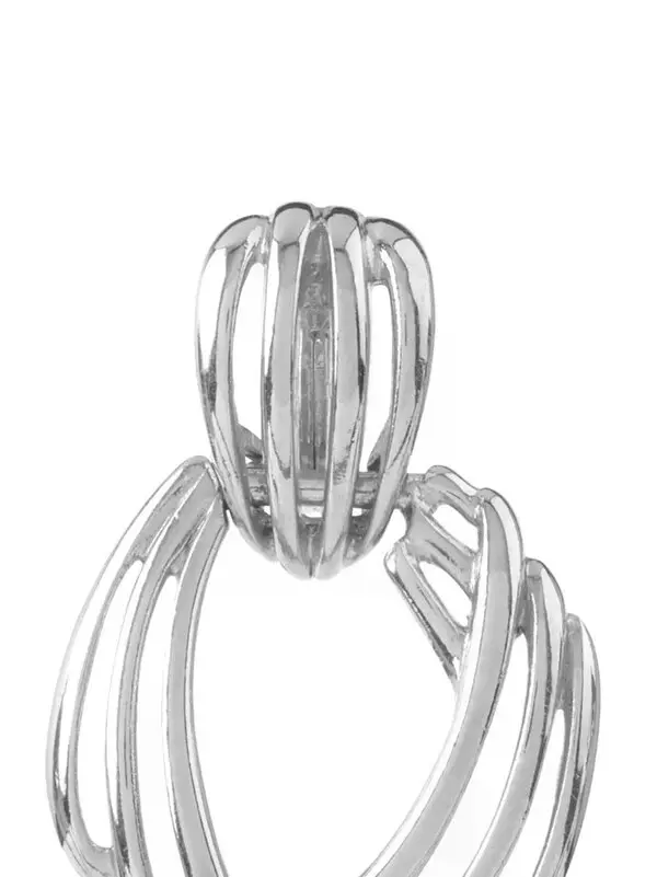 MONET 1970s Openwork Clip-on Drop Earrings