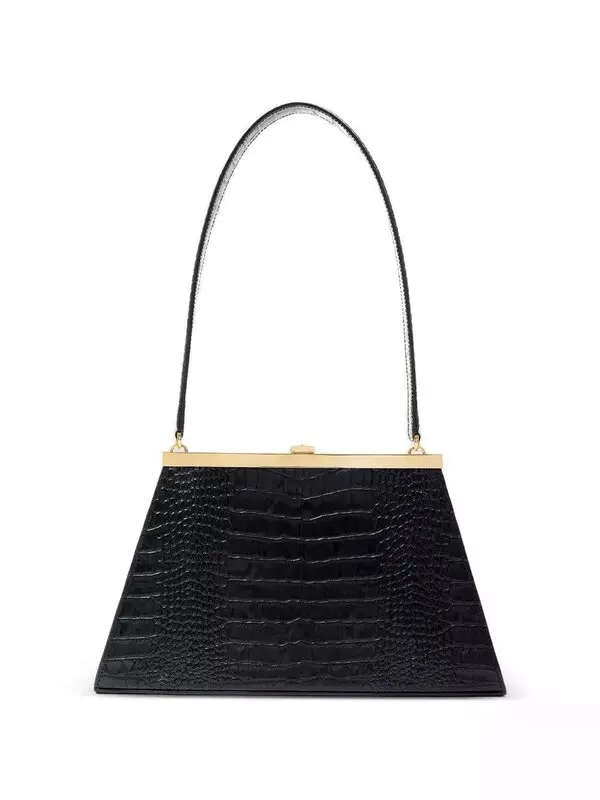 ANINE BING Annie Smooth-leather Bag - Black