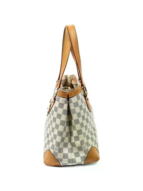 LOUIS VUITTON 2008 Pm Hampstead Chequered-pattern Tote Bag