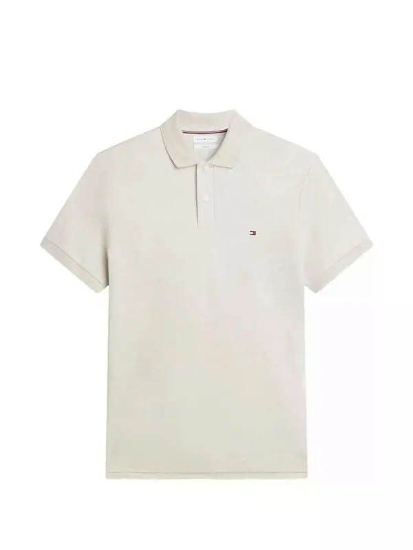 Tommy Hilfiger Logo-detail Polo Shirt - Neutrals
