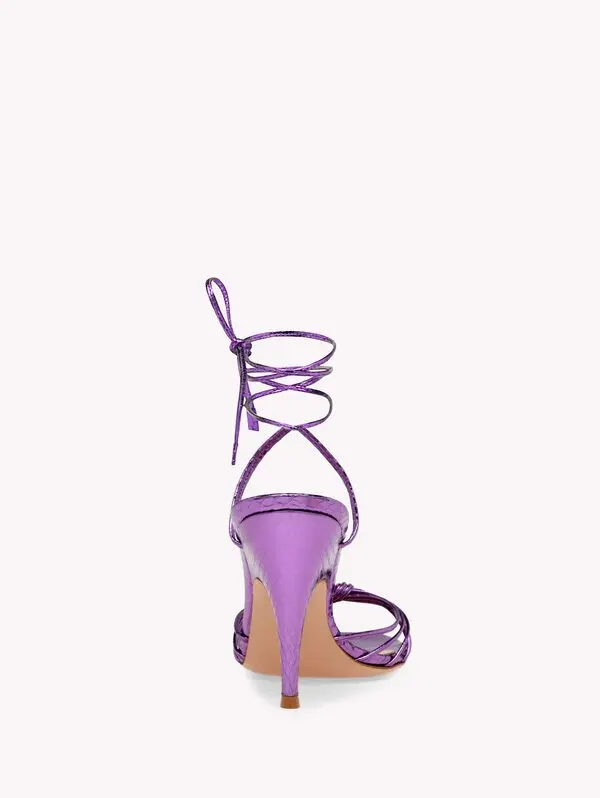 GIANVITO ROSSI Round Toe Ankle Sandals