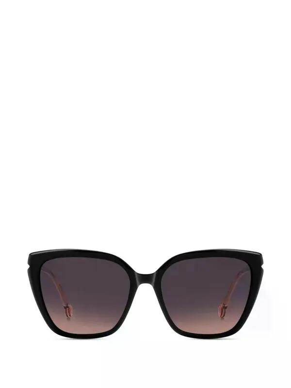 Carolina Herrera Cat-eye Frame Sunglasses - Black