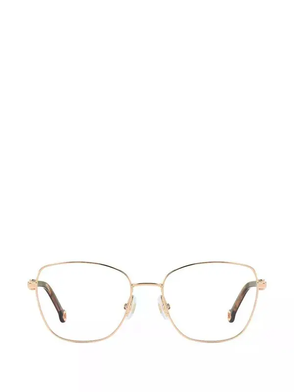 Carolina Herrera Geometric-frame Glasses - Gold