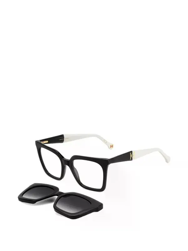 Carolina Herrera Square-frame Logo Glasses