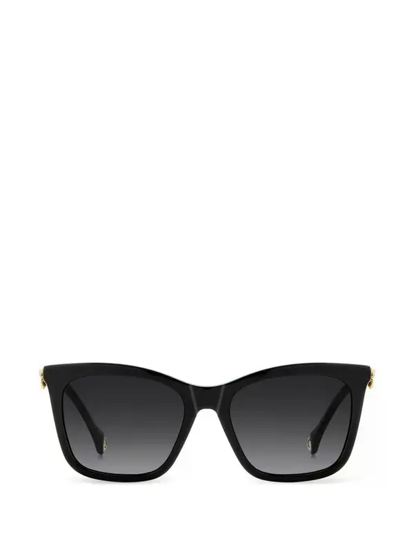 Carolina Herrera Geometric Sunglasses - Black