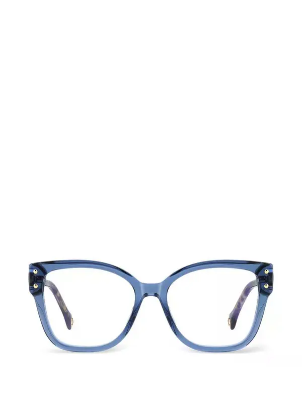 Carolina Herrera Square-frame Eyeglasses - Blue
