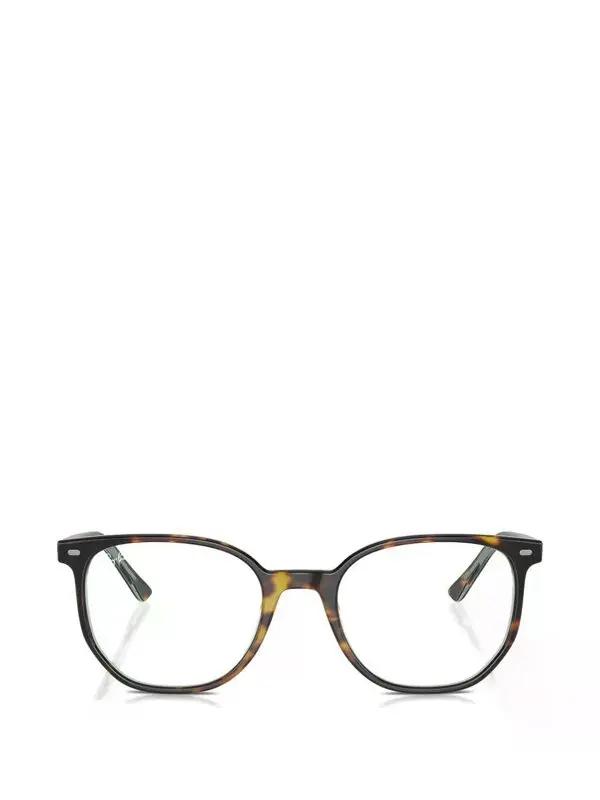 Ray-ban Elliot Round-frame Glasses - Brown