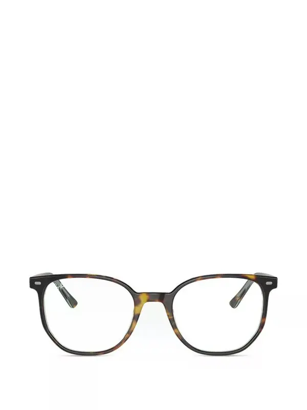 Ray-ban Elliot Round-frame Glasses - Brown