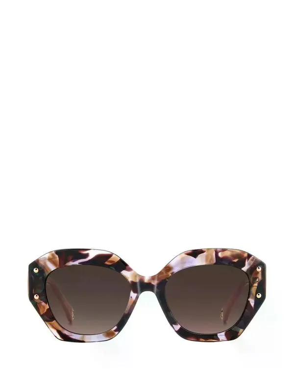 Carolina Herrera Geometric Sunglasses - Brown