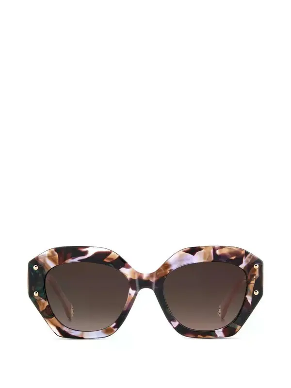 Carolina Herrera Geometric Sunglasses - Brown