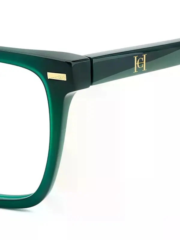 Carolina Herrera Square Frame Eyeglasses - Green