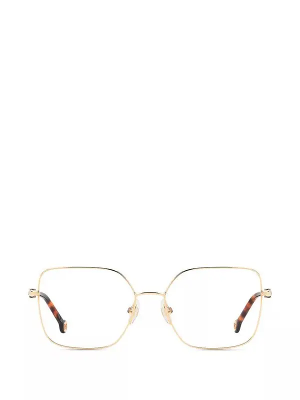 Carolina Herrera Square-frame Eyeglasses - Gold