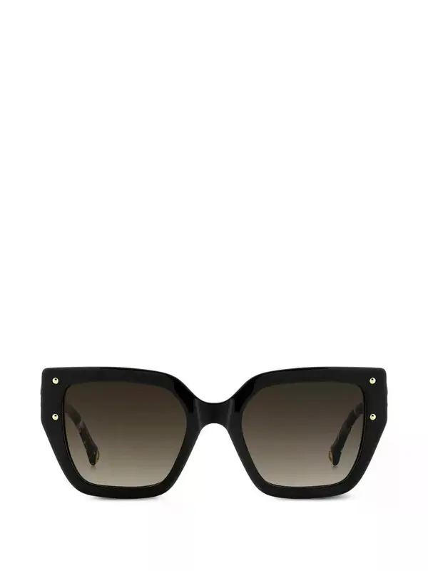 Carolina Herrera Square Frame Sunglasses - Black