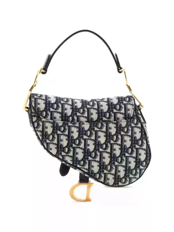 Dior Saddle Handbag Oblique Canvas Mini Shoulder Bag