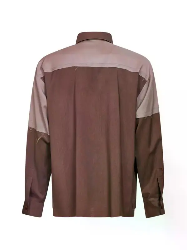 COSTUMEIN Richard Raw-cut Colour-block Shirt