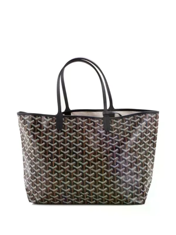 Goyard Saint Louis Coated Canvas Pm Tote Bag - Black