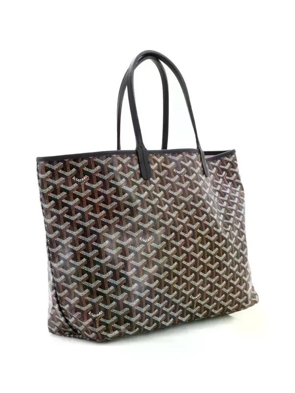 Goyard Saint Louis Coated Canvas Pm Tote Bag - Black