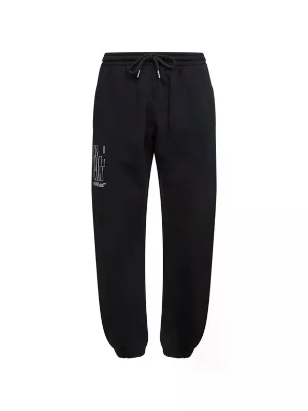 Off-White Logo-detail Track Pants - Black