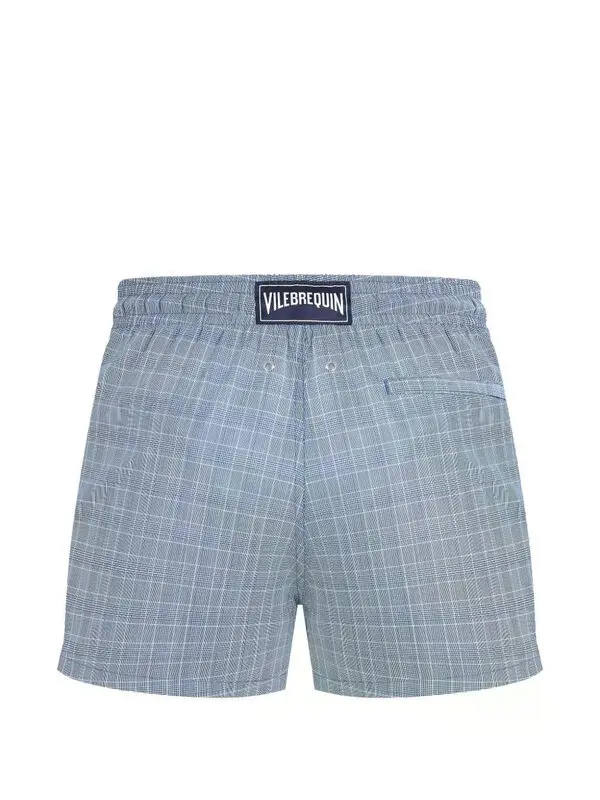 Vilebrequin Prince Of Wales Check Swim Shorts - Blue