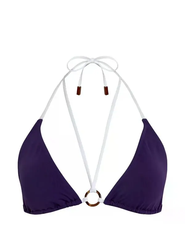 Vilebrequin Triangle Ring Bikini Top - Purple