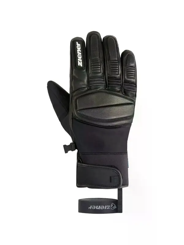 ZIENER Gomin-z As® Leather Ski Gloves - Black
