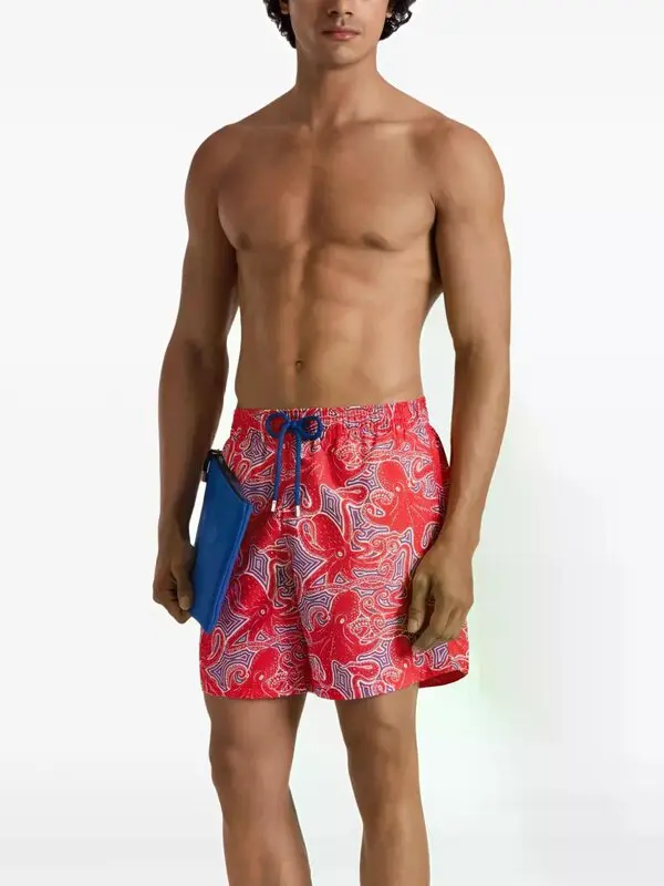 Vilebrequin Hypnoctopus Board Shorts - Red