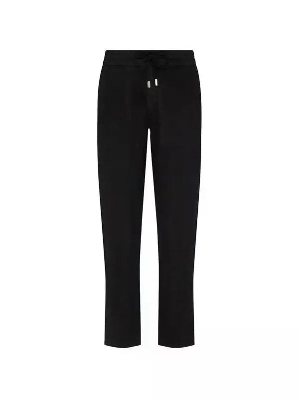 Vilebrequin Regular-fit Drawstring Trousers - Black
